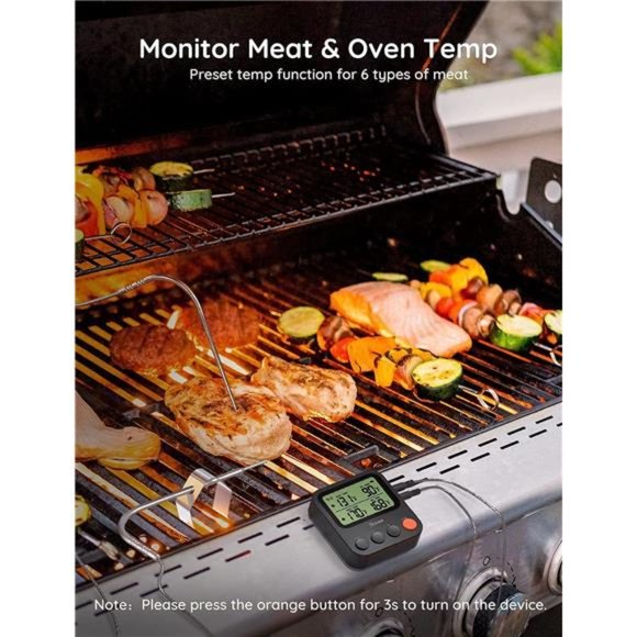 Kitchen | Bluetooth Meat Thermometer23ft Range Wireless Grill ...